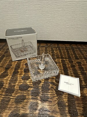 Studio Crystal by Godinger Square in Box - Ring Holder | eBay