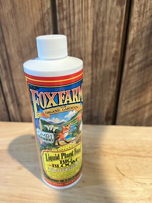 Fox Farm Big Bloom Liquid Concentrate Fertilizer, 1 Pint Organic ...
