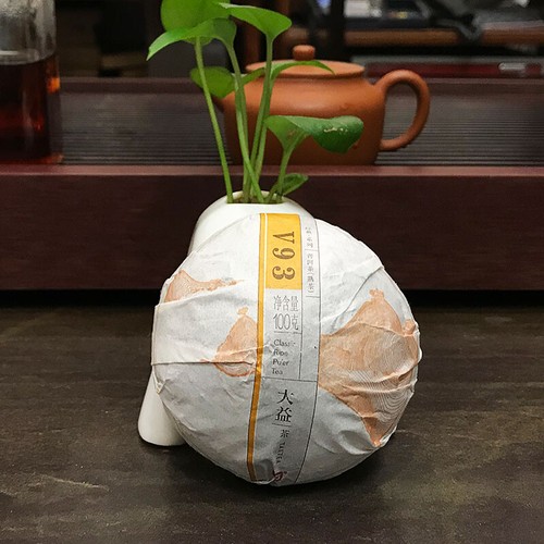 V93 Yunnan Menghai TAETEA Dayi Pu-erh Chinese Puer Tea Tuo Cha 2017 ...