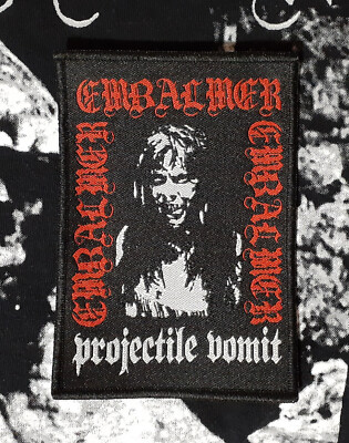 EMBALMER official embroidered patch black border cannibal suffo death ...