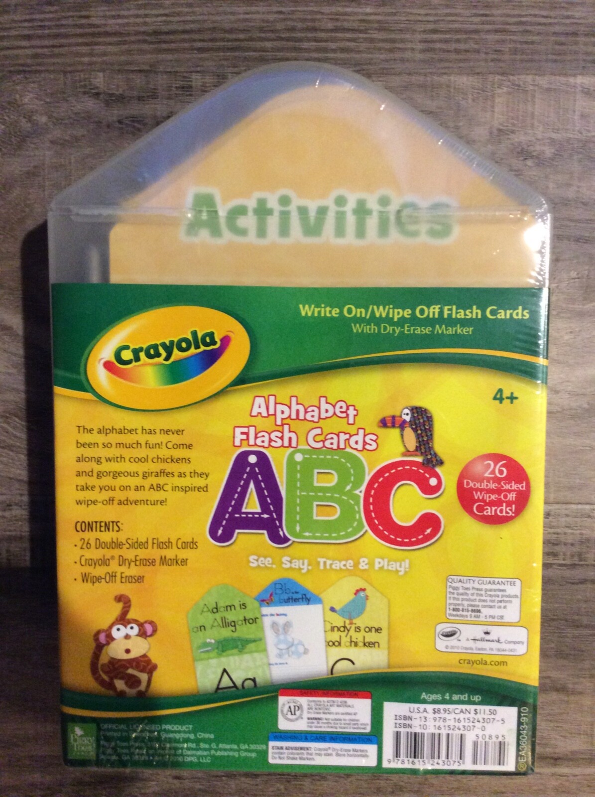 Crayola Alphabet Flash Cards ABC See. Say. Trace & Play! - NEW | eBay