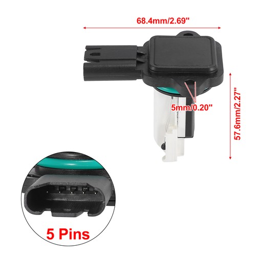 5WK97508 MAF Mass Air Flow Meter Sensor 13627551638 For BMW 328i xDrive ...