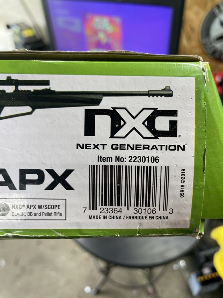 Umarex NXG APX EZ Load .177 Pellet BB Gun Multi-Pump Air Rifle w/ Scope ...