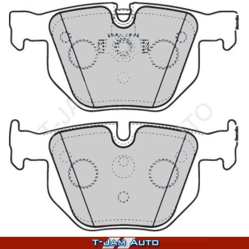 Brake Pads REAR Disc suits BMW 525 Series 525i 2.5 Sedan Disc -310mm 03 ...