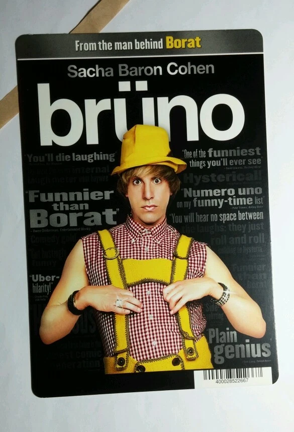 Sacha Baron Cohen Bruno Poster
