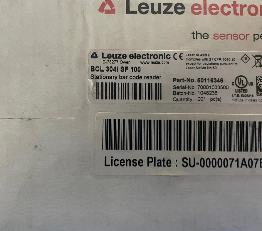 BCL 304I SF 100 50116346 Stationary Bar Code Reader BCL 304I SF 100 ...