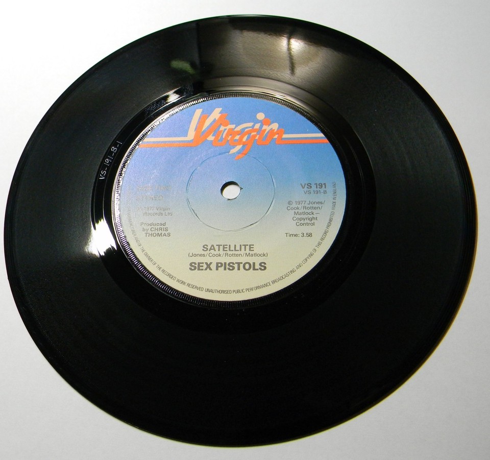 SEX PISTOLS "HOLIDAYS IN THE SUN"/"SATELLITE" VS 191 VIRGIN RECORDS | eBay