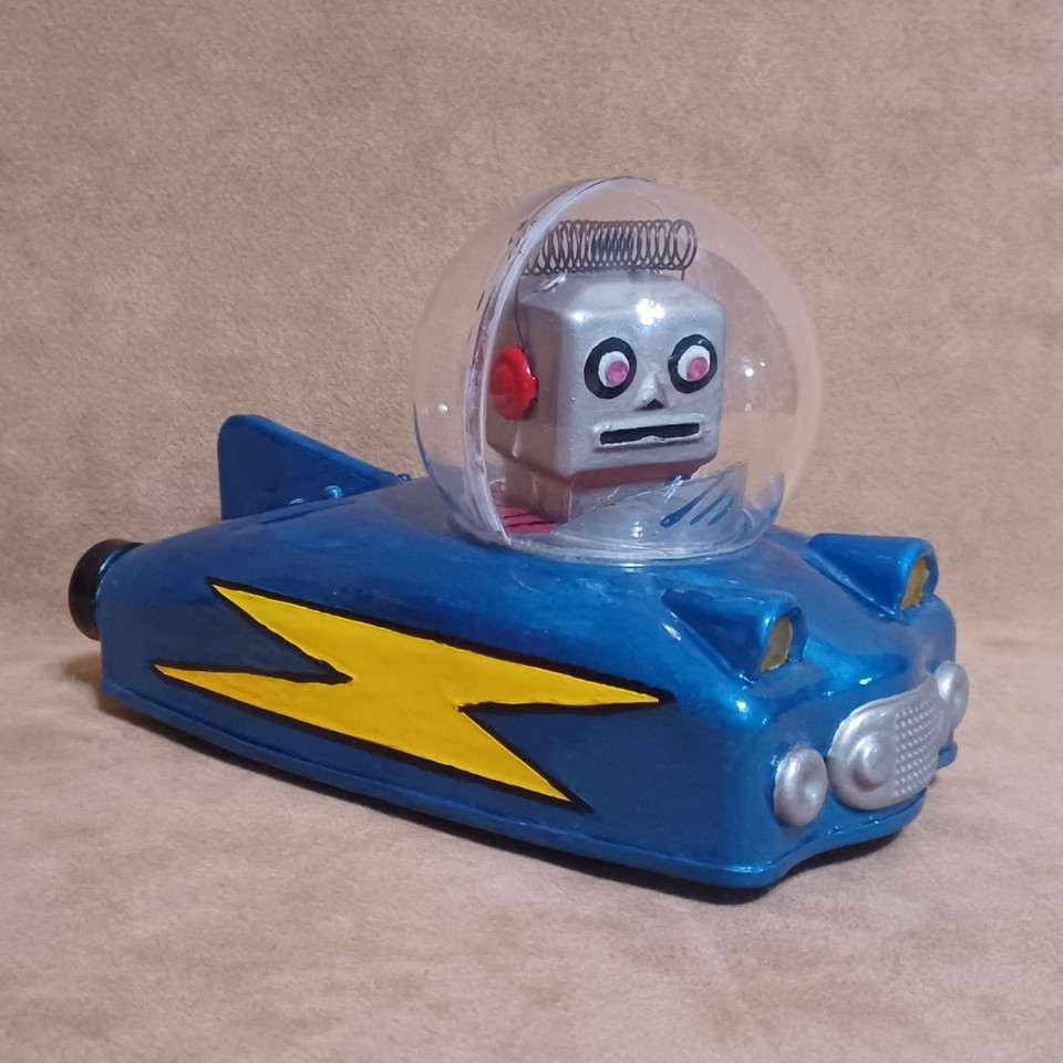 Original ArtBot Robot Space Car Custom Hand Made Hand Painted RAL 144 ...