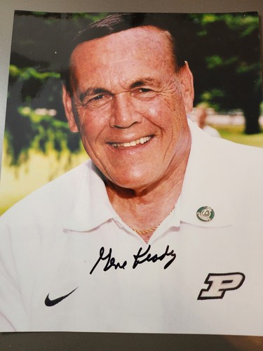 Gene Keady signed 8 X 10 Photo Autographed Purdue Boilermakers 🏀 BOILER ...