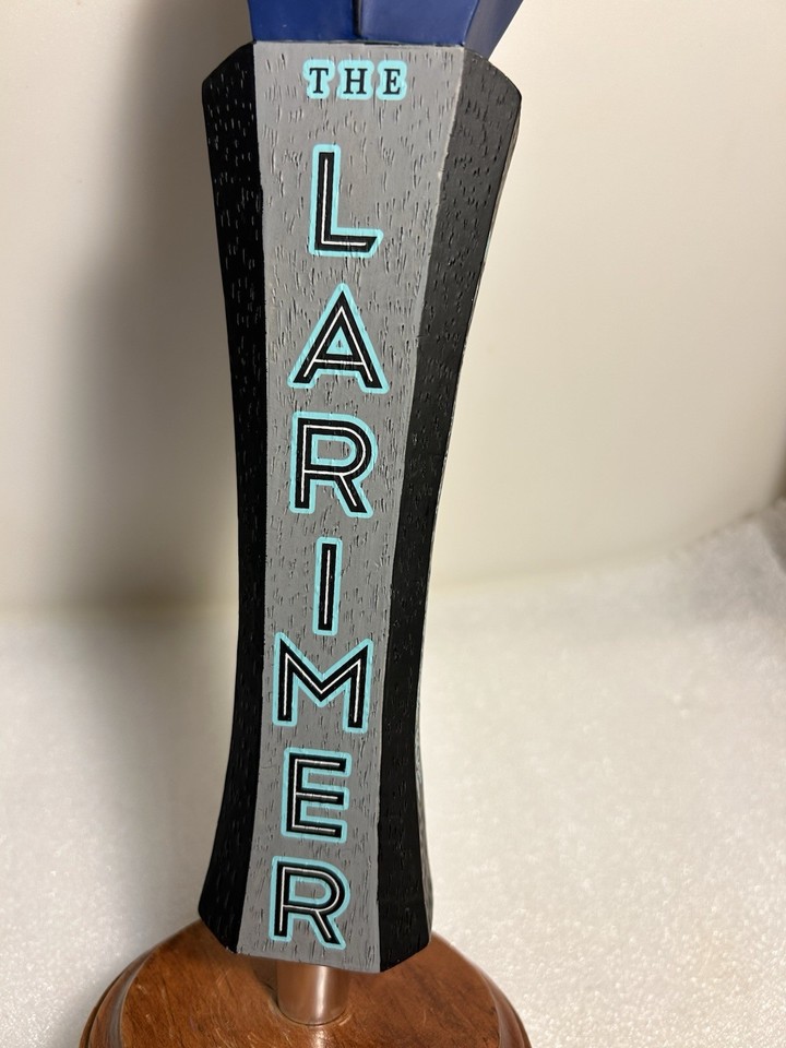 THE LARIMER BEER COMPANY GENERAL LARIMER IPA Draft beer tap handle ...