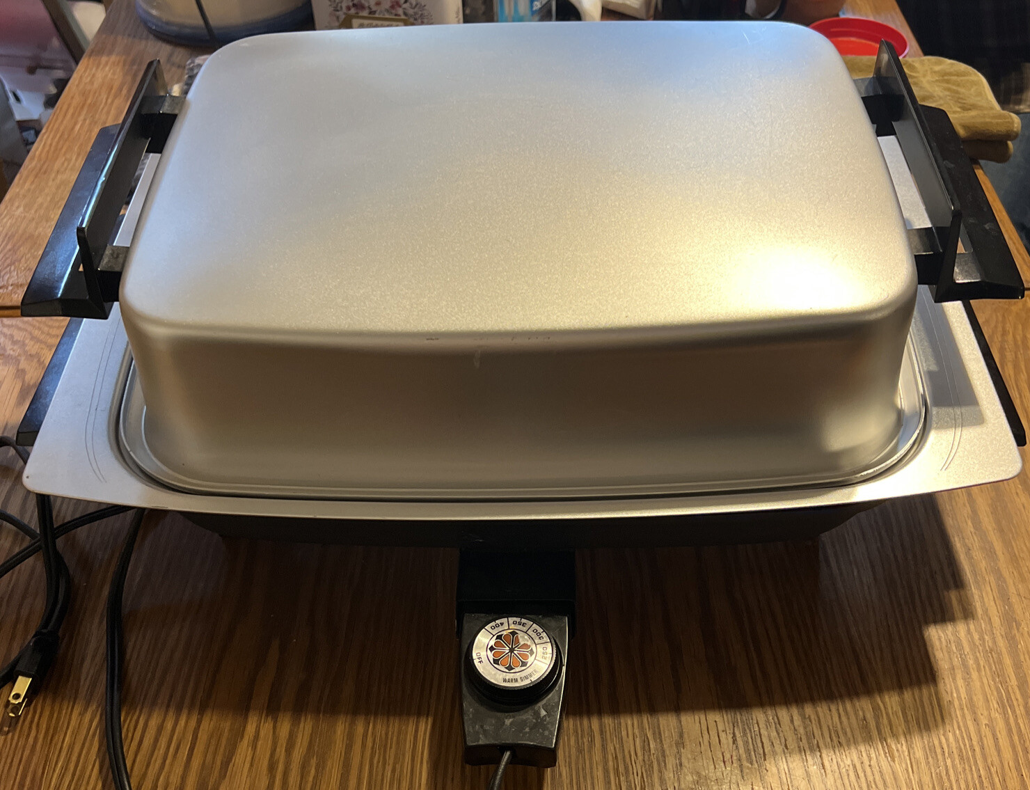 LEKTRO MAID Electric Skillet #13669 Miracle Maid West Bend with tray ...