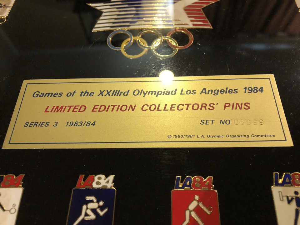 Rare! 1984 Los Angeles Olympic Pin Set. Series 1, 2, 3 | eBay