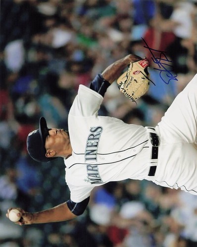 Edwin Diaz Mariners Signed Auto 8x10 *3683 | eBay