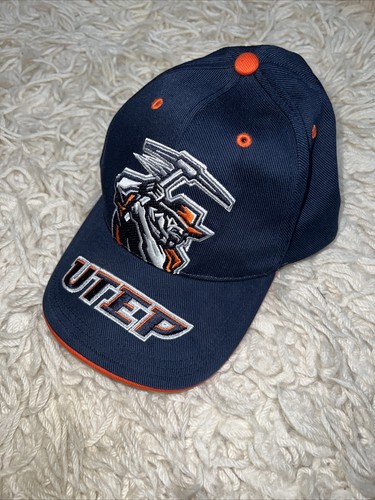 UTEP MINERS University of Texas El Paso baseball cap hat snapback sewn ...