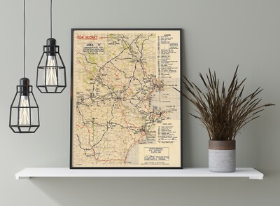 Reproductions - Map Of South - 2