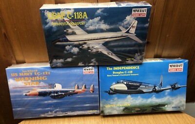 Lot of 3: Constellation USN EC 121, USAF C118 Independence ...