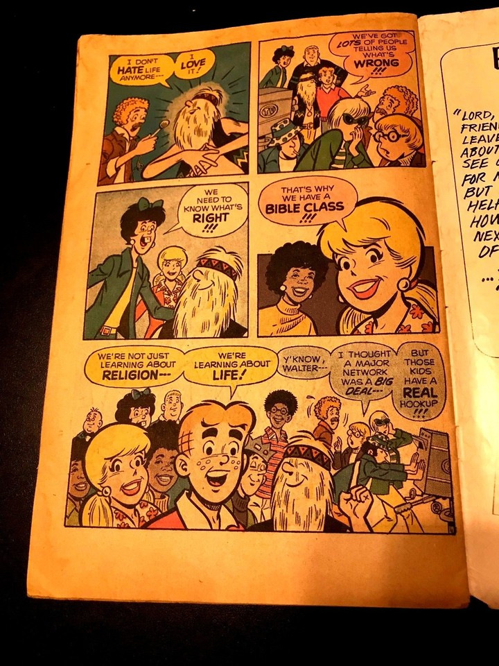 Rare Collector Christian Comic "Archie's Something Else!" Al Hartley ...