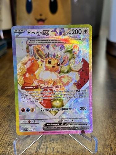 Prismatic Evolutions Super Premium Collection Eevee EX 174 Promo card ...