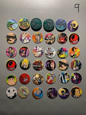 1994 X-MEN Pogs Marvel Hero Caps with 4 Slammers (lot 9) | eBay
