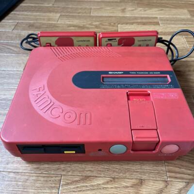 TWIN FAMICOM SHARP Console AN500-R Red Untested USED | eBay