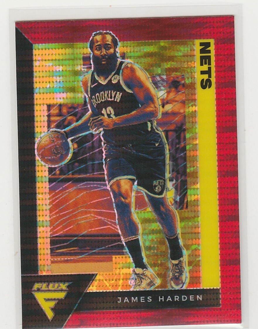 JAMES HARDEN 2020-21 FLUX RED PULSAR PRIZM REFRACTOR #13 SP | eBay