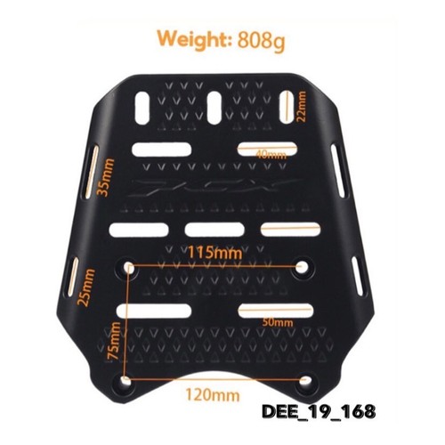 Honda PCX 160 Rear luggage rack black,Silver motorcycle accessories CNC ...