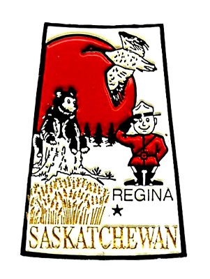 Saskatchewan Regina 4 Color Province Fridge Magnet | eBay