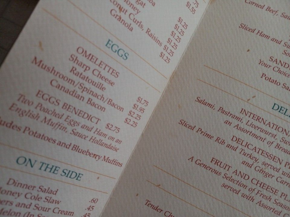 Vintage 20th Century Fox Studio THE COMMISSARY Lot Restaurant Menu | eBay