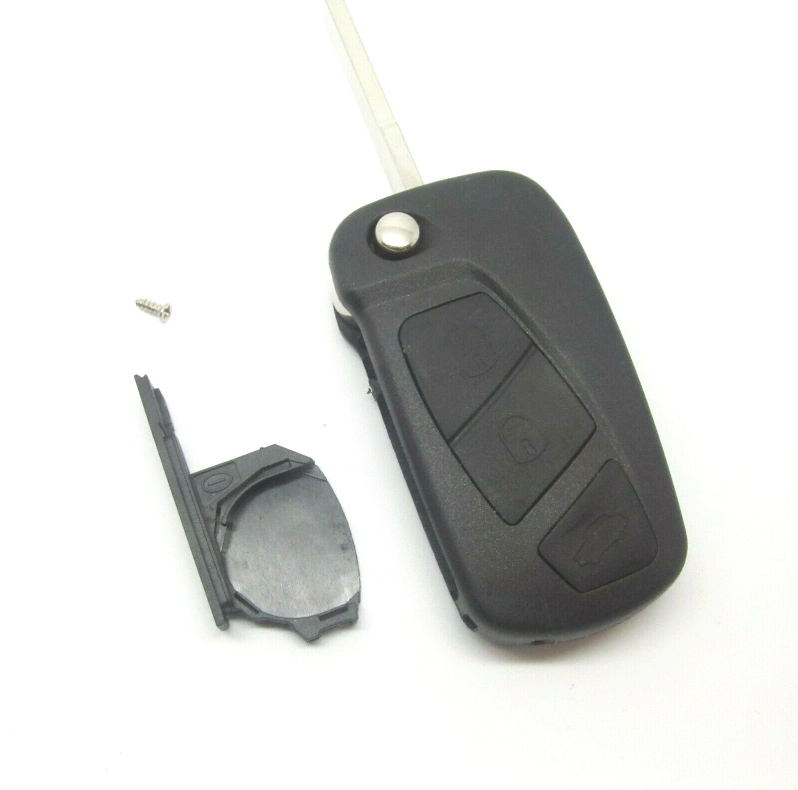 Fits FORD KA MK2 STREETKA 3 button remote flip key fob case and sipp 22 ...