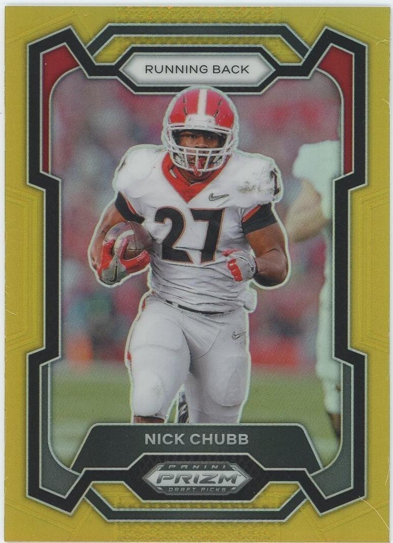 2024 Panini Prizm Draft Picks - Nick Chubb #29 Gold Prizm /10 for sale ...