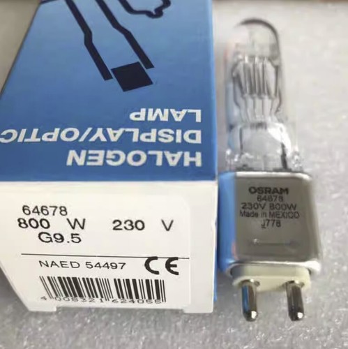 OSRAM 64678 230V 800W G9.5 Halogen Bulb NAED 54497 RTP Heating Lamp | eBay