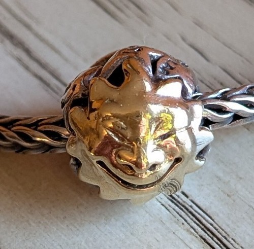 Authentic Trollbeads Silver & Gold Happy Universe bead | eBay