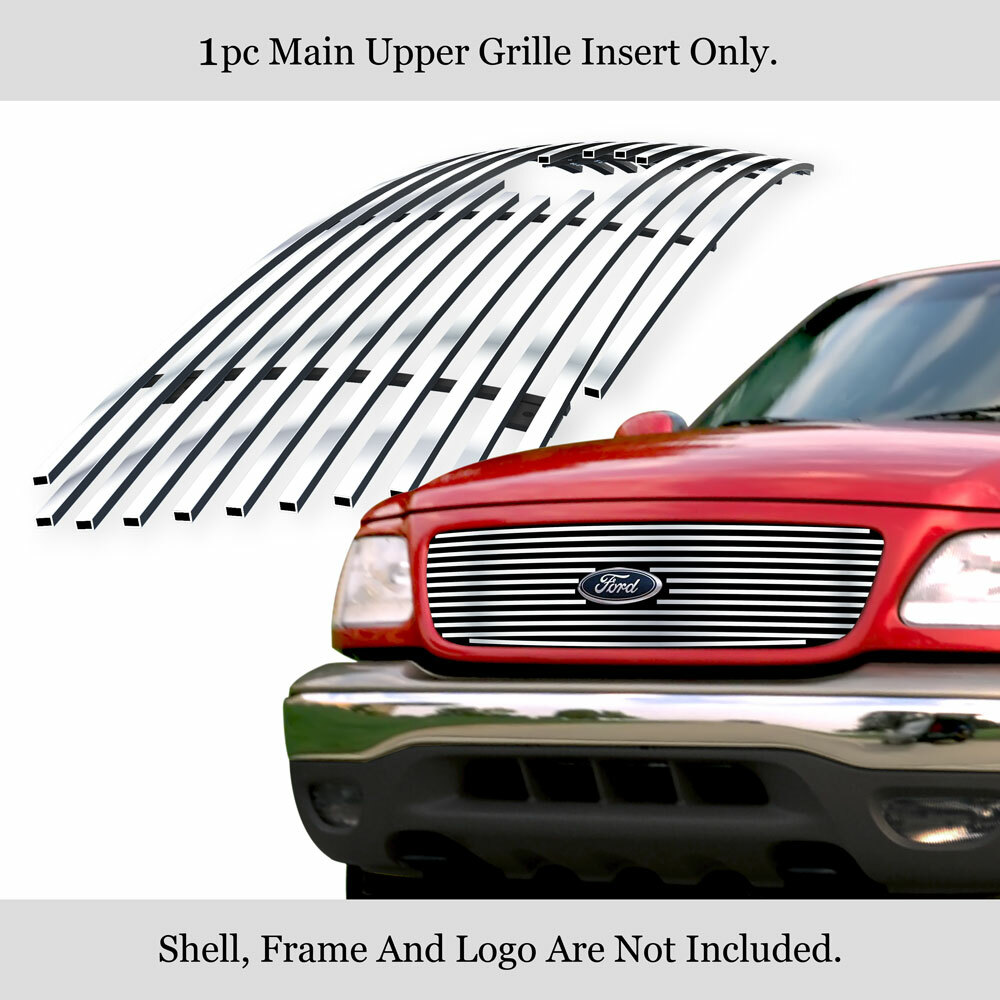 For 1999-2002 Ford Expedition Logo Show Upper Stainless Chrome Billet ...