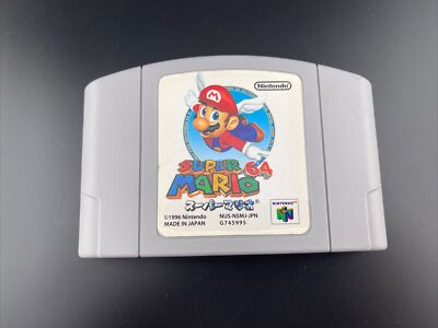 Super Mario 64 (Nintendo 64, 1996, Japanese Version) US Seller ...