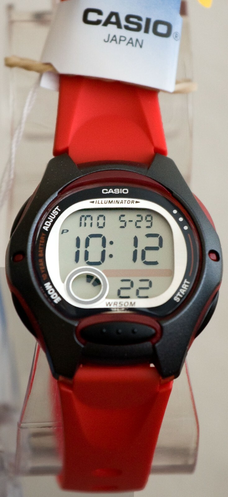 Casio Lw200-4av Womens Red Digital Sports Watch 50m WR With LED Light ...