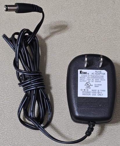 Ktec AC-DC Charger Power Supply Adapter Model: KA12D090050034U Output ...