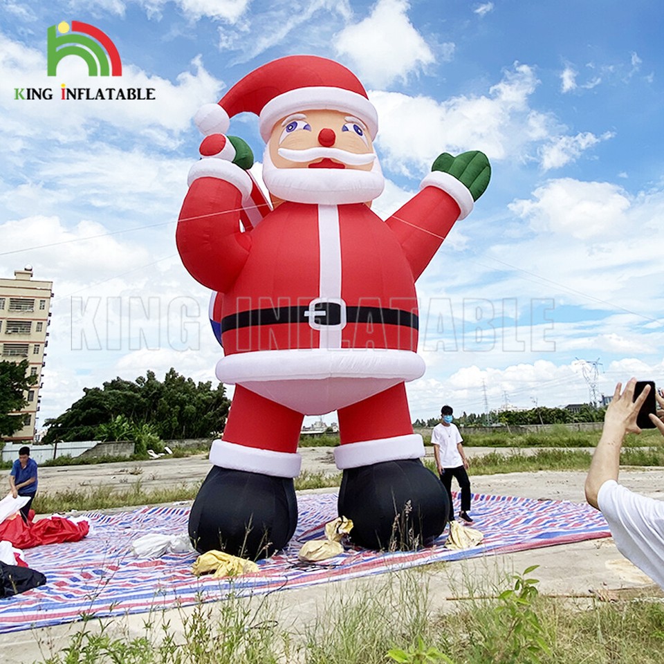 20FT 26FT 33FT Giant Inflatable Santa Claus Fit Outdoor Christmas ...