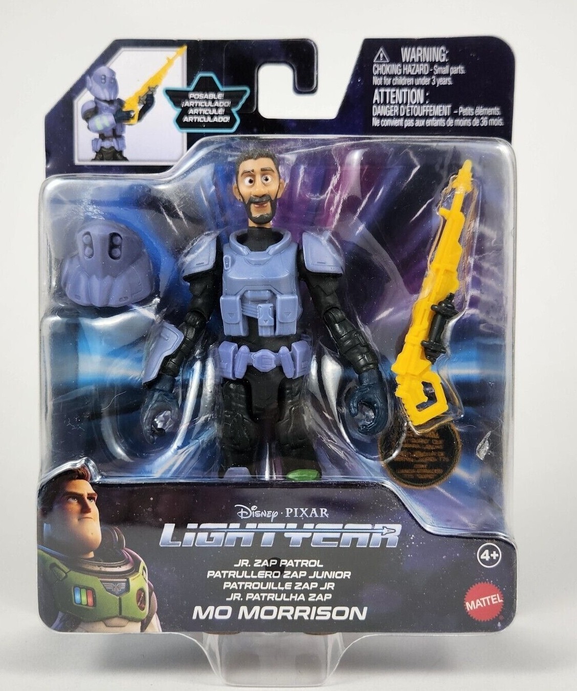Mo Morrison Figure Lightyear Jr Zap Patrol Articulated Disney Pixar ...