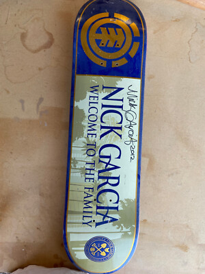 Autographed Nick Garcia 2012 "Welcome to the Family" Element Skate Deck | eBay