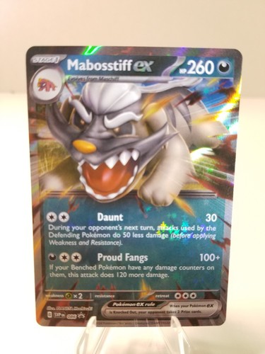 Mabosstiff ex - SVP 086 - Ultra Rare - SV Black Star Promo - Pokemon ...