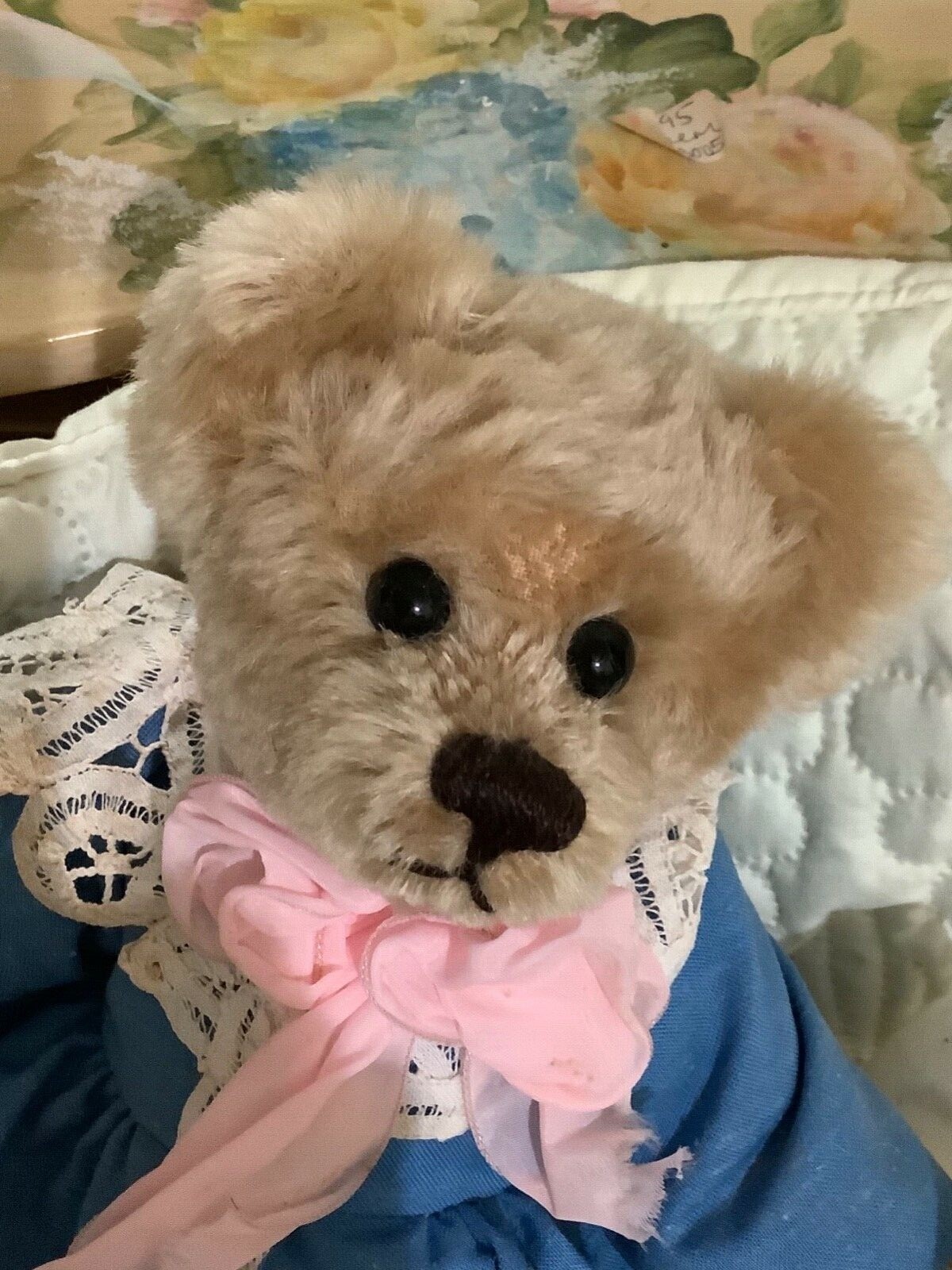 Donna Hodges Artist Original GARDENING Mohair Dressed Teddy Bear ...