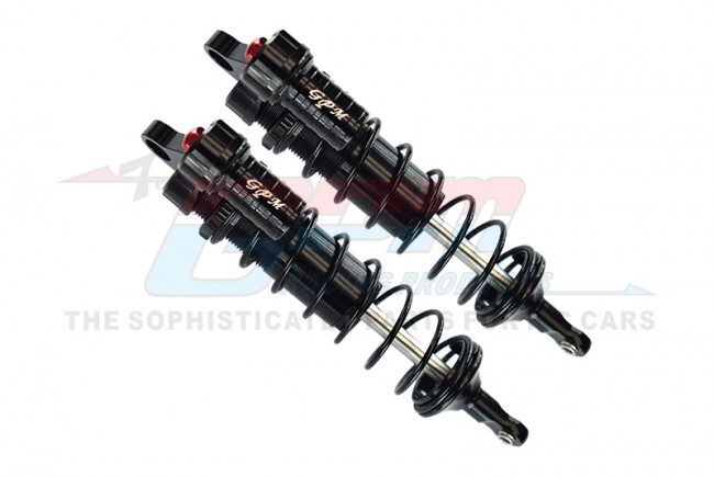 GPM Alum 6061-T6 Front L-Shape Adjustable Spring Dampers 128mm Black ...