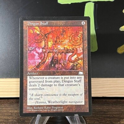 Dingus Staff - Weatherlight (WTH) - Magic: The Gathering - Uncommon ...