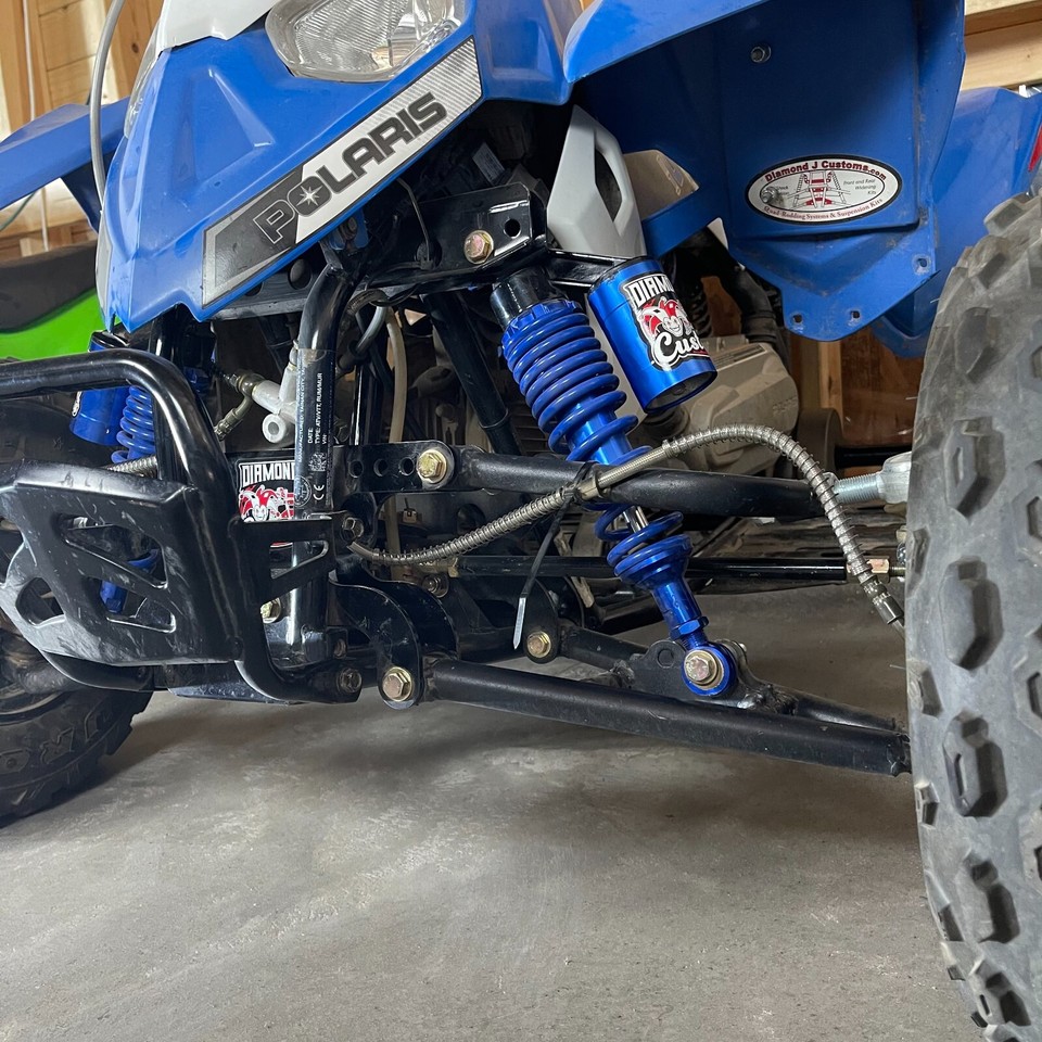 Polaris Outlaw 90/110 Dual A-Arm & Disc Brake Conversion Kit w/DIAMOND+ ...