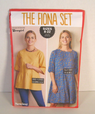 Simply Sewing: The Fiona Set Tiered Top or Dress Pattern Misses' 6-20 ...