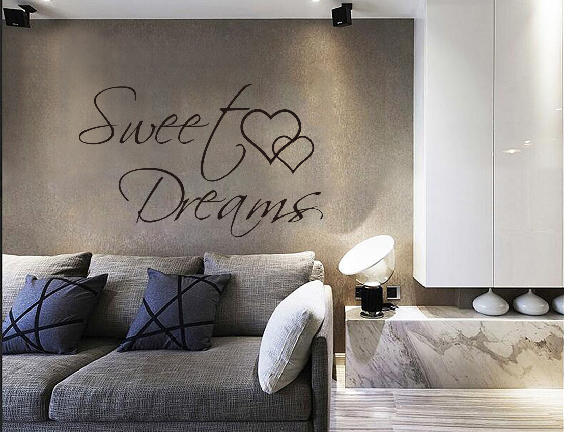 Sweet Wall Designs Bedroom Wall Art Designs | Sweet Dreams Laser Cut