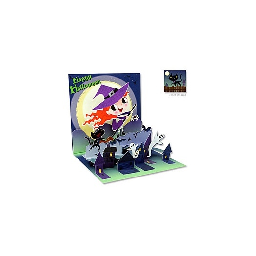 Little Witch Pop Up Greeting Card by Up With Paper Treasures #1030 ...