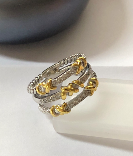 David Yurman Helena Wrap Three Row Ring | eBay