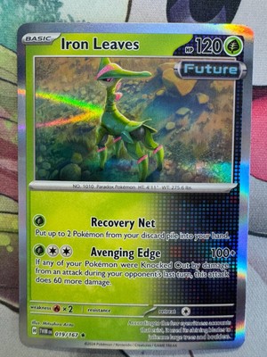 Iron Leaves Holo English Pokemon TCG BKBC424 | eBay