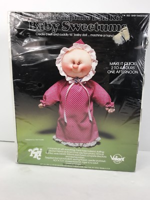 Cute BABY SWEETUMS SOFT SCULPTURE DOLL KIT Valiant MIB NOS 16 in Make ...